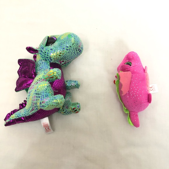 Ty | Other | Ty Beanie Boos Bundle Dragons Cinder Darby | Poshmark